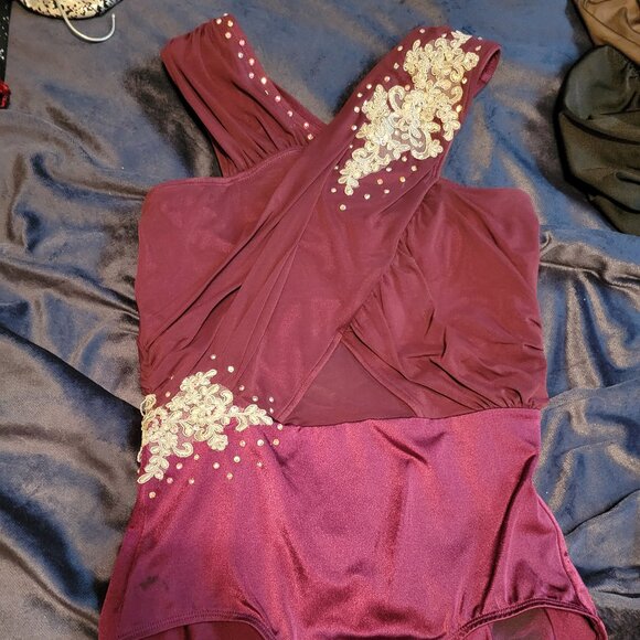The Lineup | Other | Maroon Leotard Costume | Poshmark